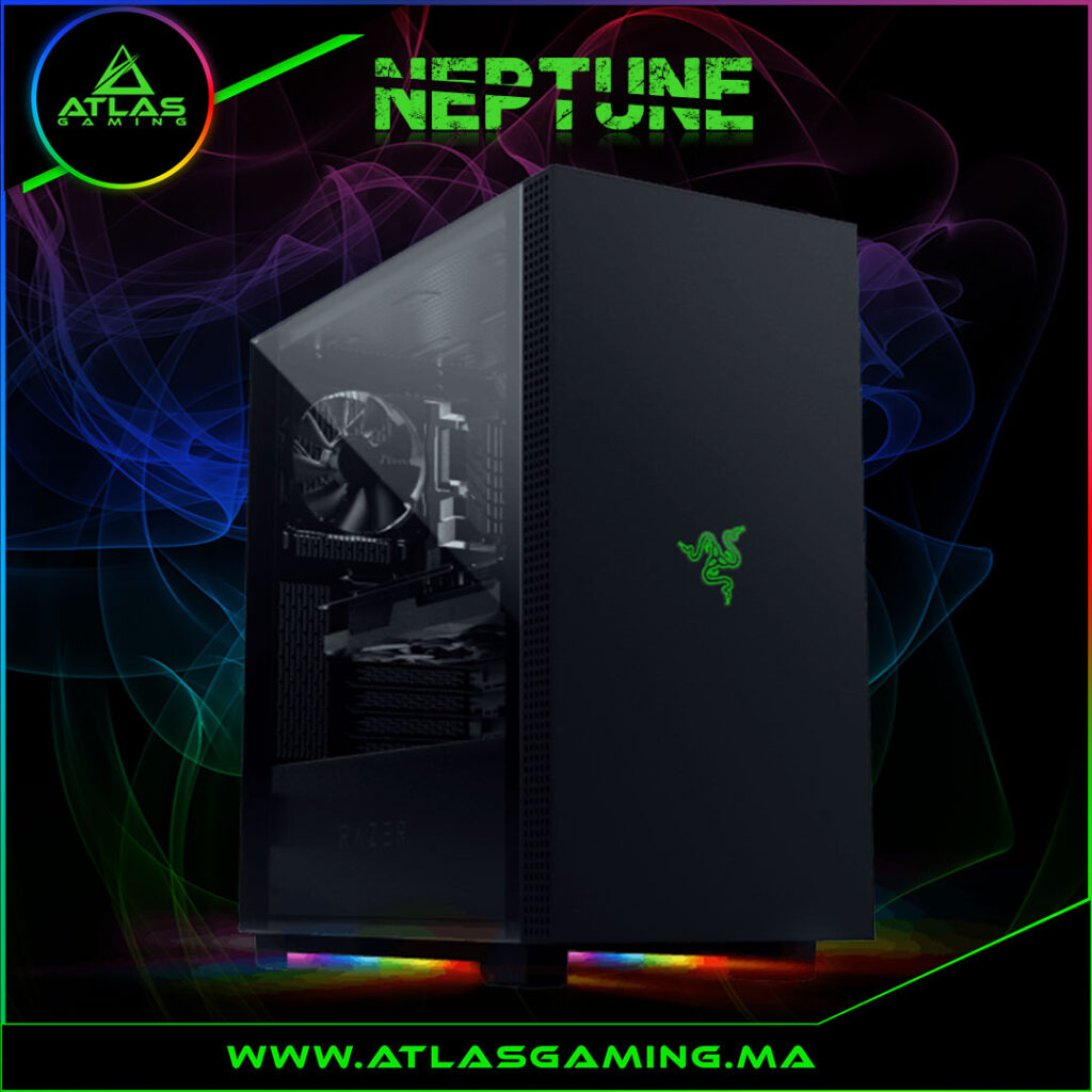 Station de Travail NEPTUNE 3D - ATLAS GAMING - PC Gamer Atlas Gaming Maroc