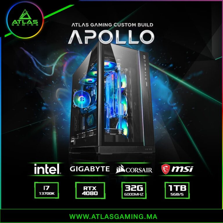PC Gamer Apollo - ATLAS GAMING - PC Gamer Atlas Gaming Maroc