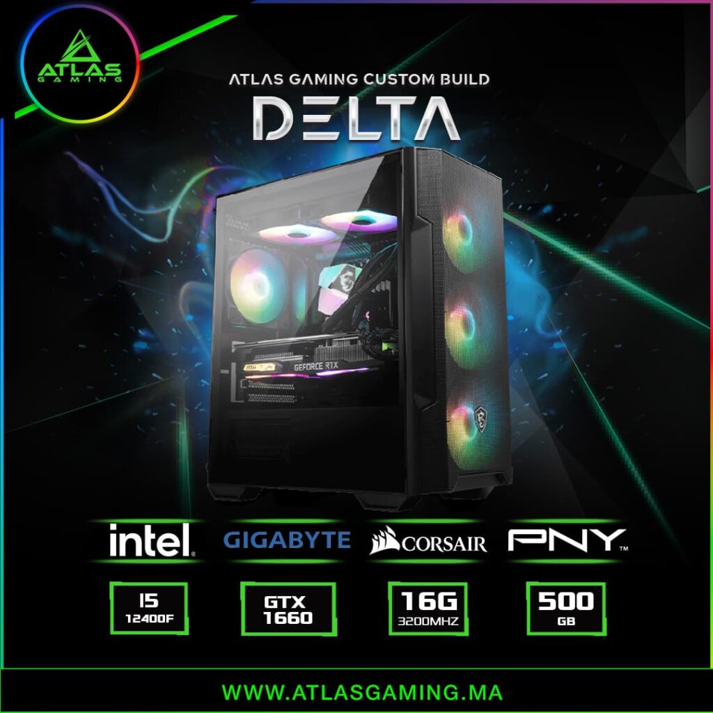 PC Gamer Delta - ATLAS GAMING - PC Gamer Atlas Gaming Maroc