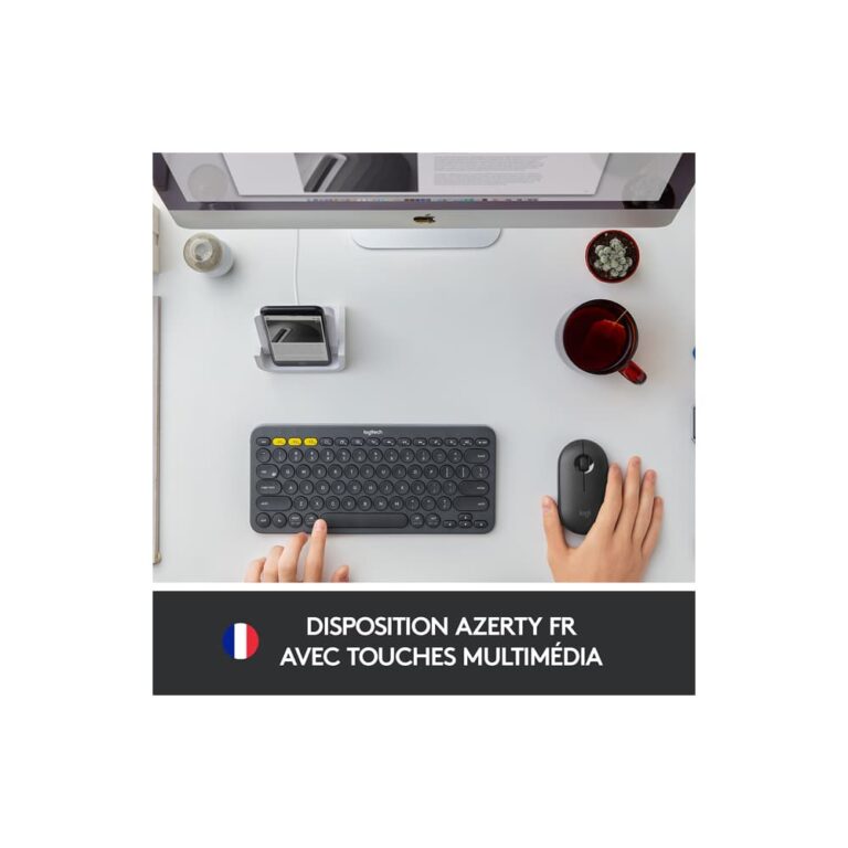 Logitech Multi-Device Keyboard K380 Gris - ATLAS GAMING - Claviers RGB ...