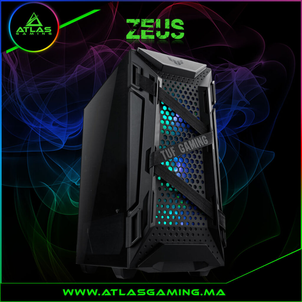 Station de travail ZEUS - ATLAS GAMING - PC Gamer Atlas Gaming Maroc