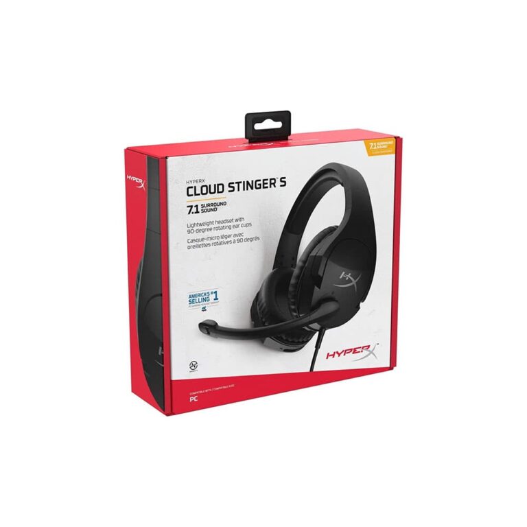 HyperX Cloud Stinger S 7.1- ATLAS GAMING - Casques Micro HyperX Maroc