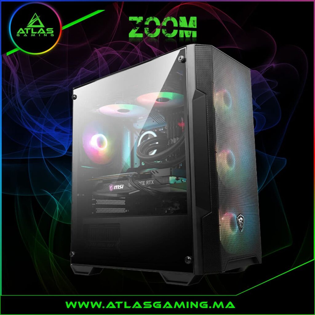 PC Gamer ZOOM - ATLAS GAMING - PC Gamer Atlas Gaming Maroc